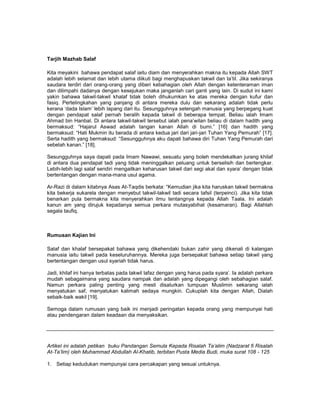 Aqidah salaf dan khalaf ust hasrizal | DOC