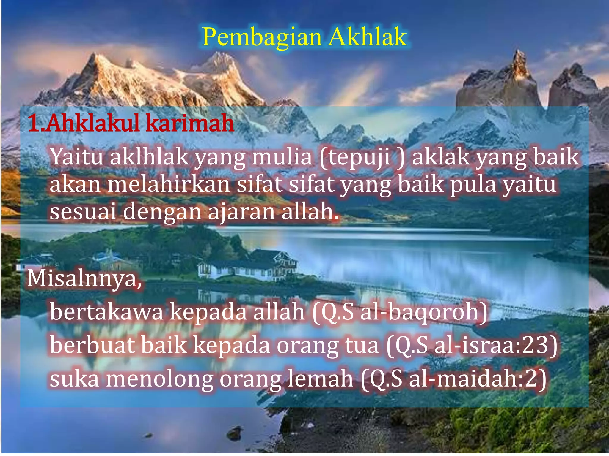 Aqidah, syariah dan akhlaq mulia | PPTX