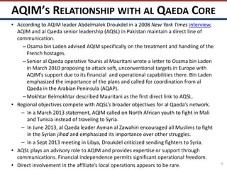 Al Qaeda in the Islamic Maghreb: Leaders and their Networks | PDF