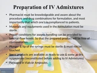 Aseptic Dispensing Hospital Pharmacy.pptx