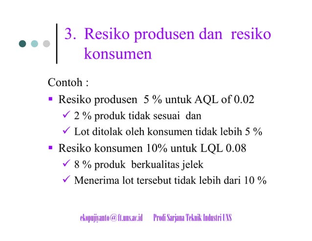 HOw to define aql sampling with AOQ curve | PPT