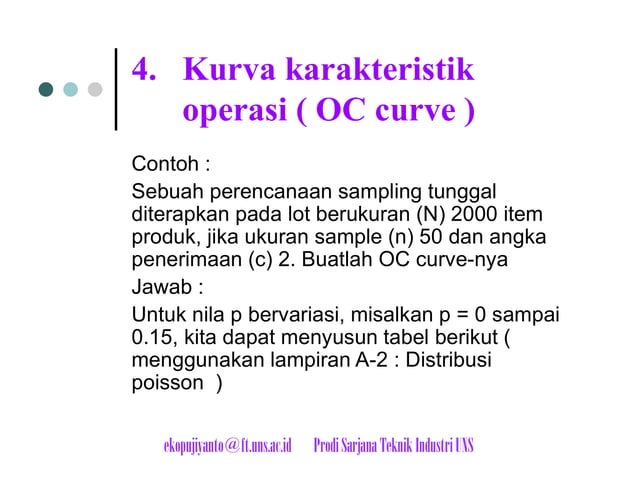 HOw to define aql sampling with AOQ curve | PPT