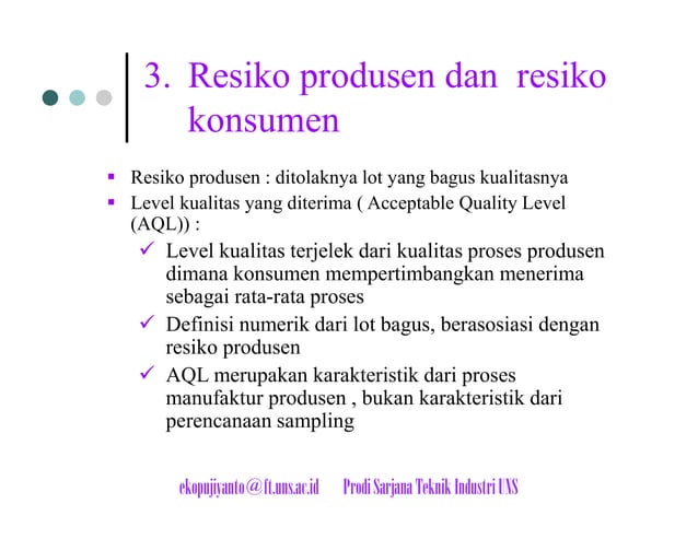 HOw to define aql sampling with AOQ curve | PPT