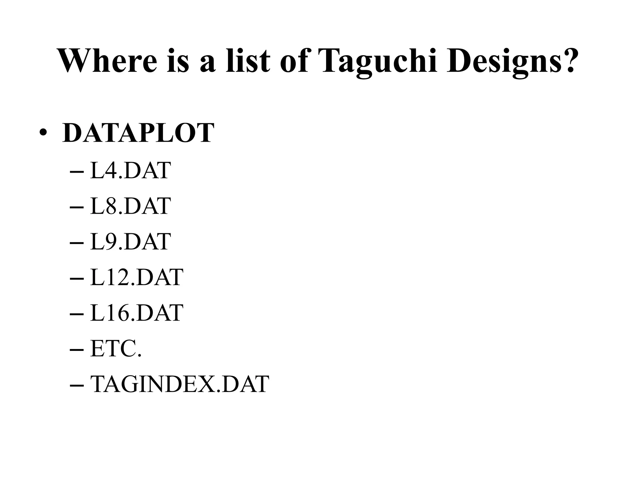 TAGUCHI- QUALITY GURU | PPTX