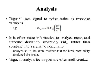 TAGUCHI- QUALITY GURU | PPTX