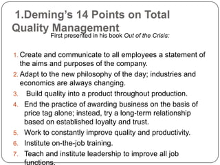 Dr. W. Edward Deming | PPTX