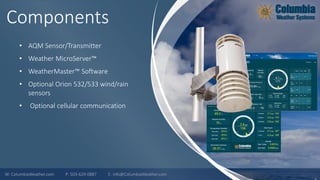 Orion Air Quality Monitoring Systems - CWS | PDF