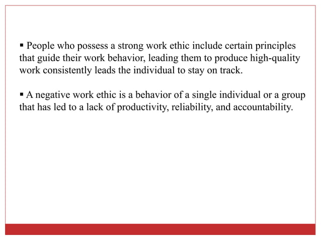 Work Ethic and Four combination of Socialization and Individualization ...