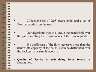 a qos aware routing protocols for p2p overlay.ppt