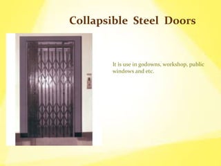 Types of Steel Doors | ODP