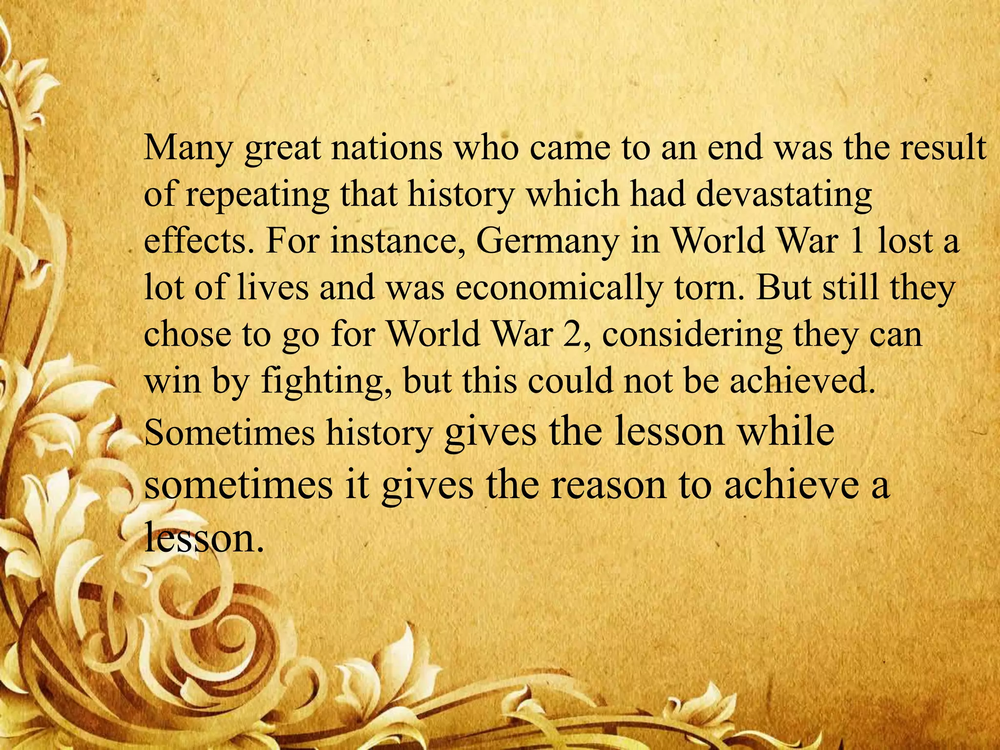 Great Nations win without Fighting | PPTX