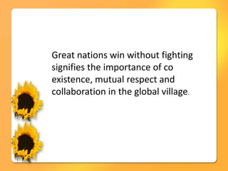 Great Nations win without Fighting | PPTX