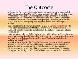 Aqsa parvez and cultural conflict | PPTX