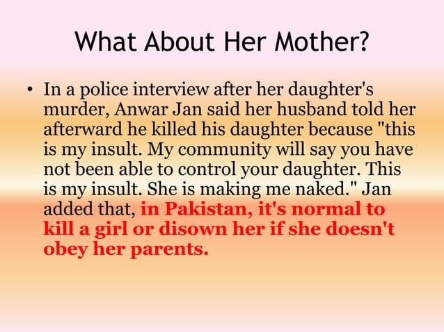 Aqsa parvez and cultural conflict | PPT