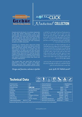 Aqua Click-brochure - Gerbur Flooring | PDF
