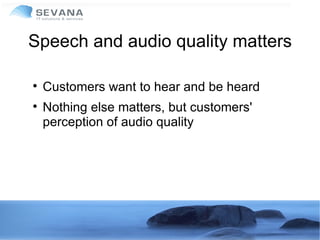 AQuA Voice Quality Testing. Competitive Alternative For Pesq (P 862) | PPT