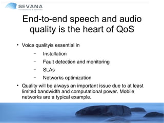 AQuA Voice Quality Testing. Competitive Alternative For Pesq (P 862) | PPT