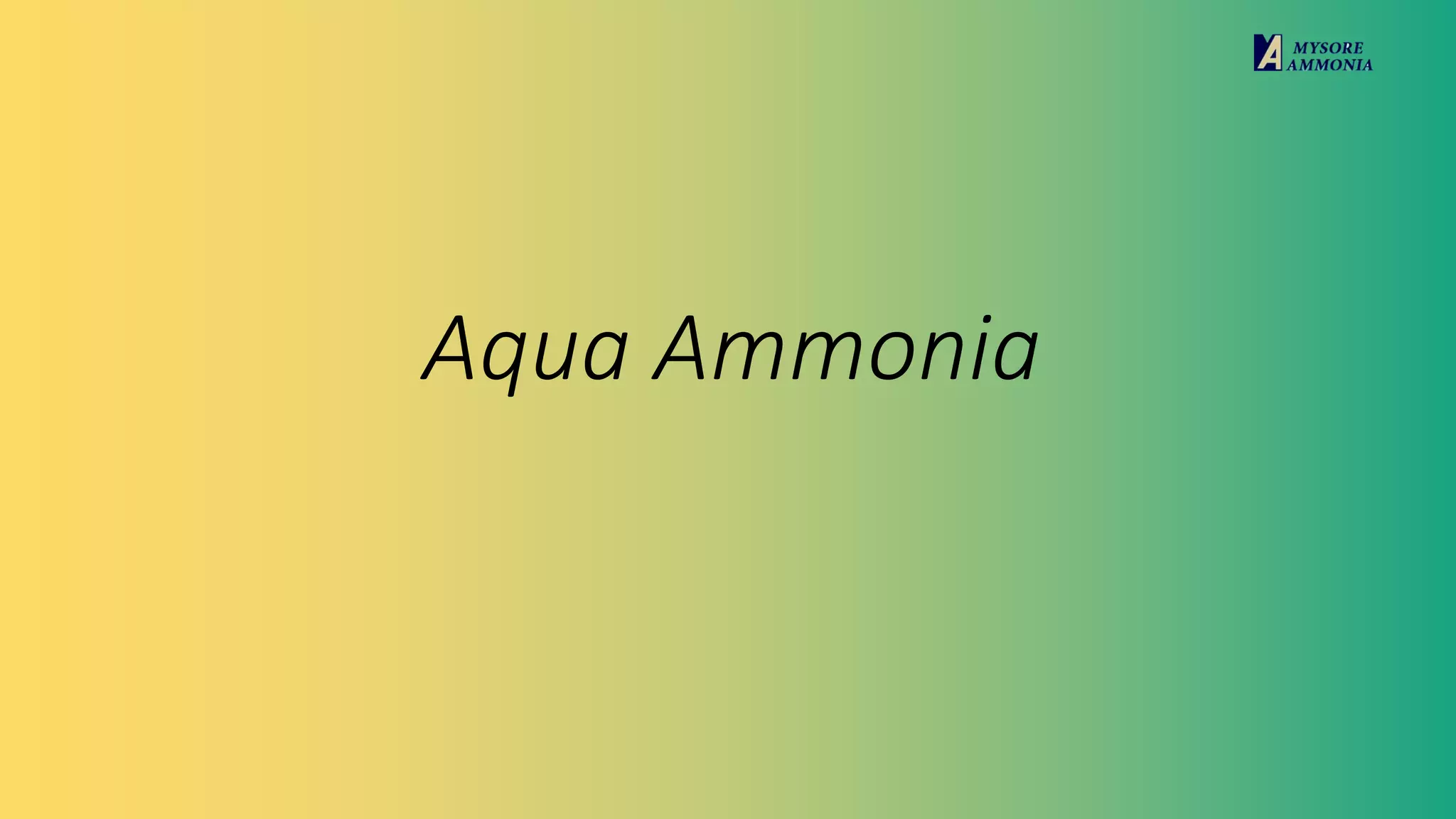 Aqua ammonia | PDF