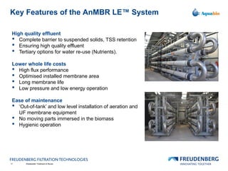 The role of AnMBR LEtm Anaerobic MBR in environmental improvements at ...