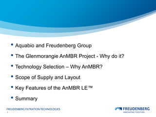 The role of AnMBR LEtm Anaerobic MBR in environmental improvements at ...