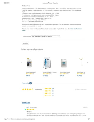 Aquacide pellets effective on many common weeds | PDF