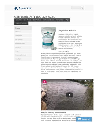 Aquacide Pellets | PDF