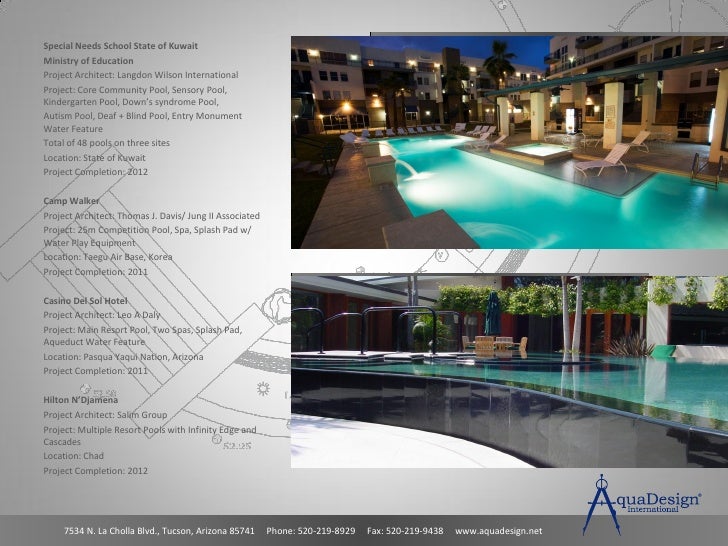 Aqua Design Partial Client List