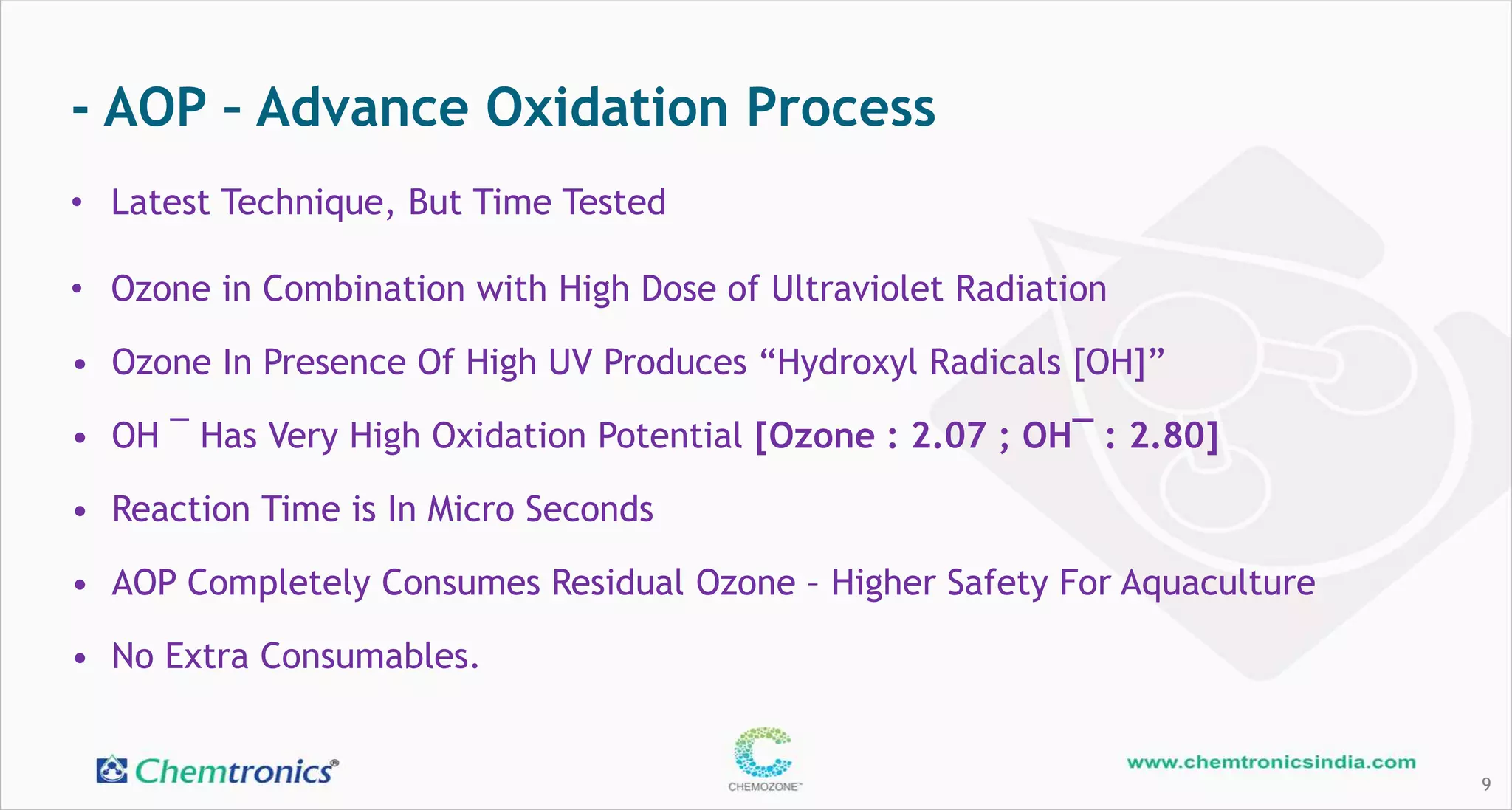 Application Of Ozone & AOP in Aquaculture & Hatcheries - by chemtronics ...
