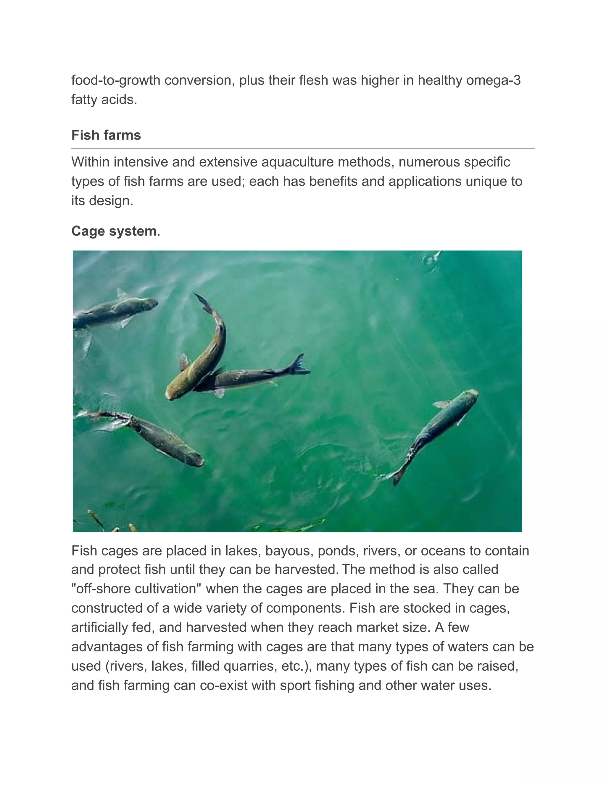 Aquaculture and fish farming | PDF | Agriculture | Industries