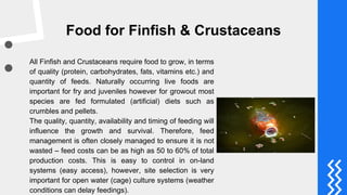 Aquaculture basics module 3 bio requirements | PDF