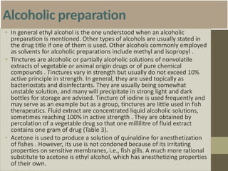 Aquaculture drugs pharmaceutic preparations | PPTX