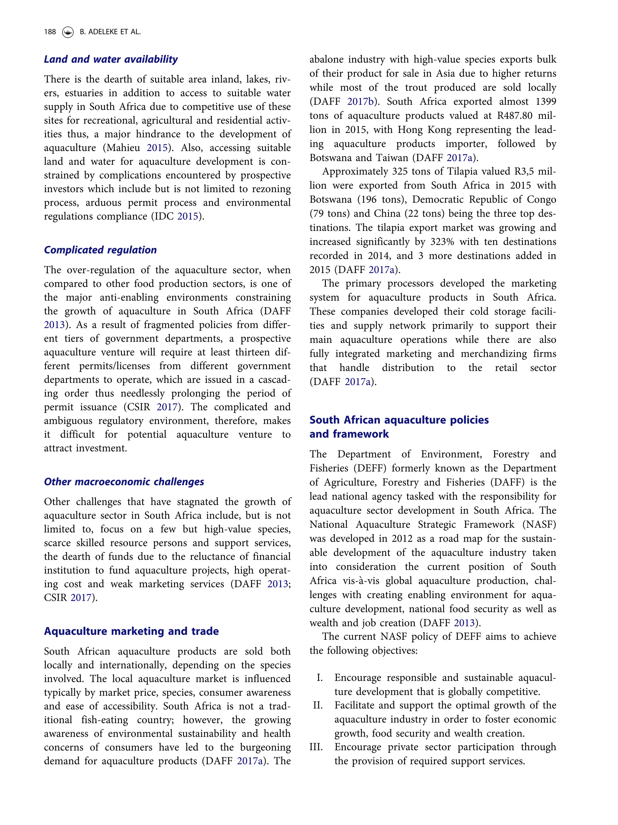Aquaculture in Africa A Comparative Review of Egypt Nigeria and Uganda ...