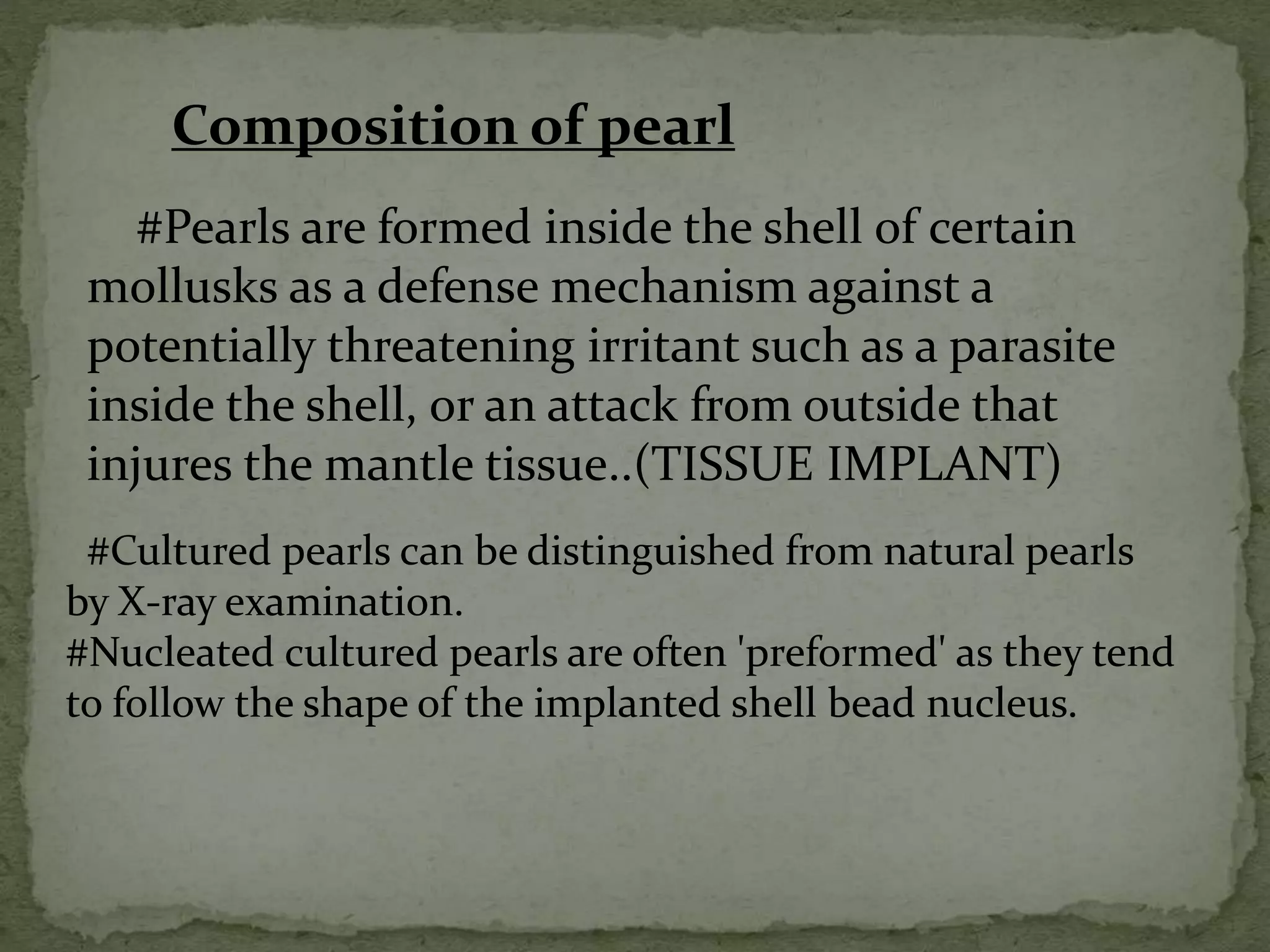 Pearl culture (Aquaculture) | PPTX