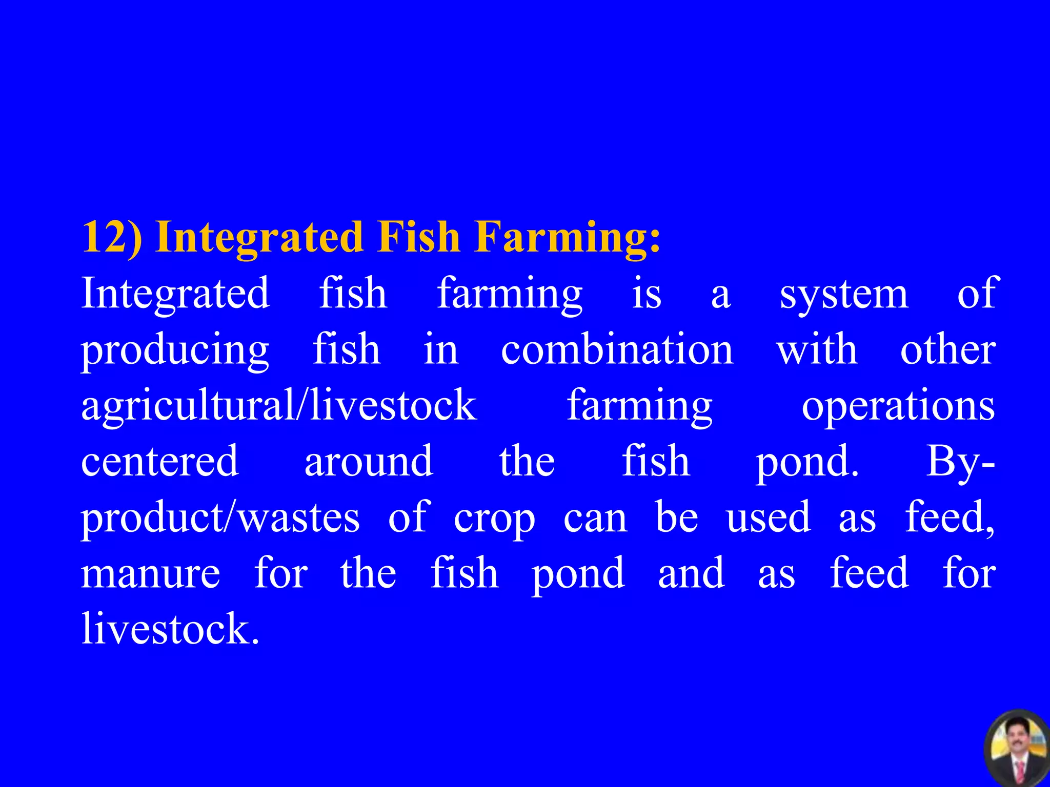 Types of Aquaculture practices | PPTX