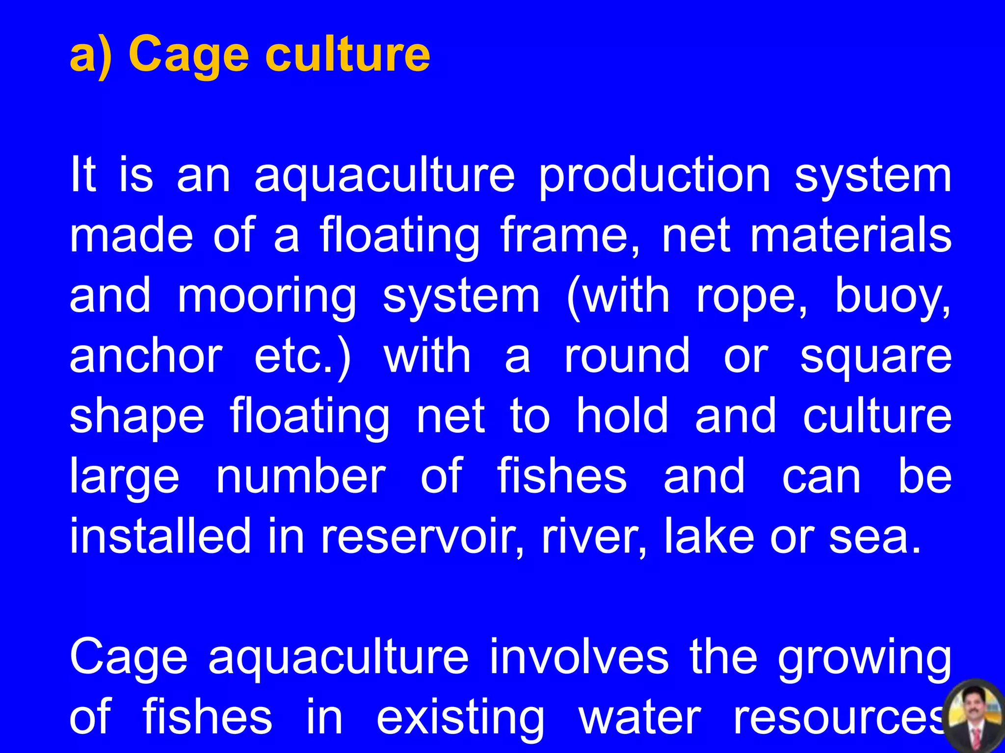 Types of Aquaculture practices | PPTX