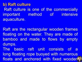 Types of Aquaculture practices | PPTX