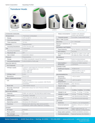 Aquadopp acoustic doppler technology | PDF