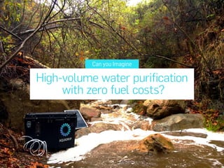 AQUADROP water purification system | PDF
