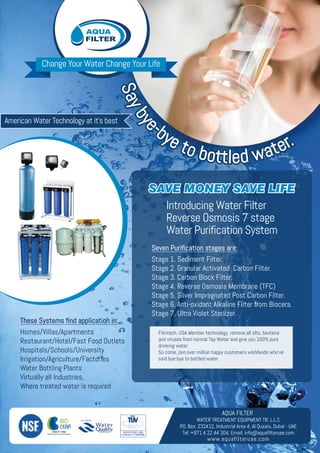 Aqua FIlter Duabi UAE | PDF