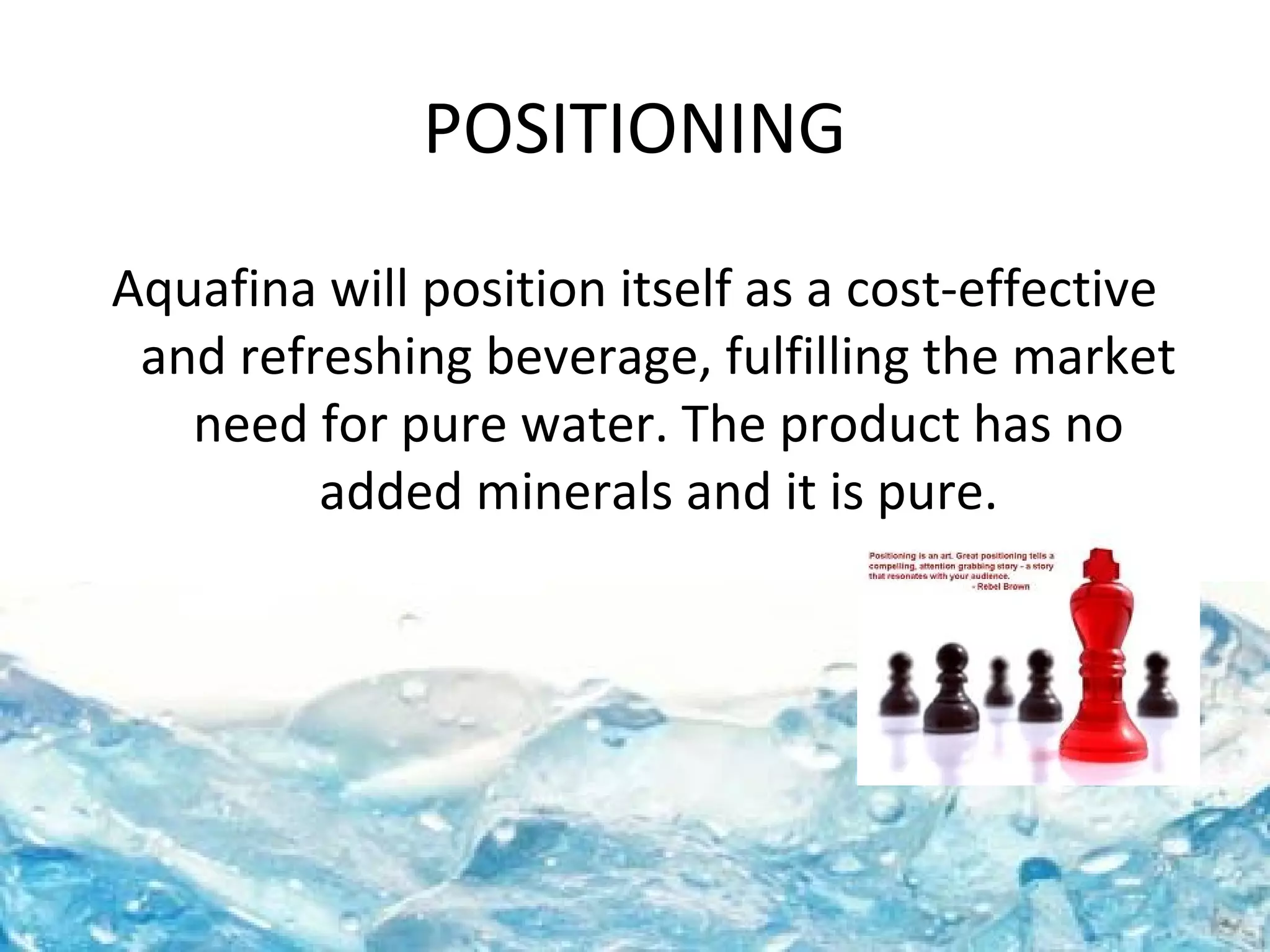 Aquafina by PepsiCo | PPT