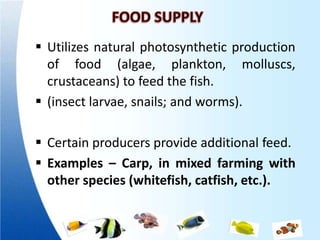 Extensive Aquaculture | PPTX