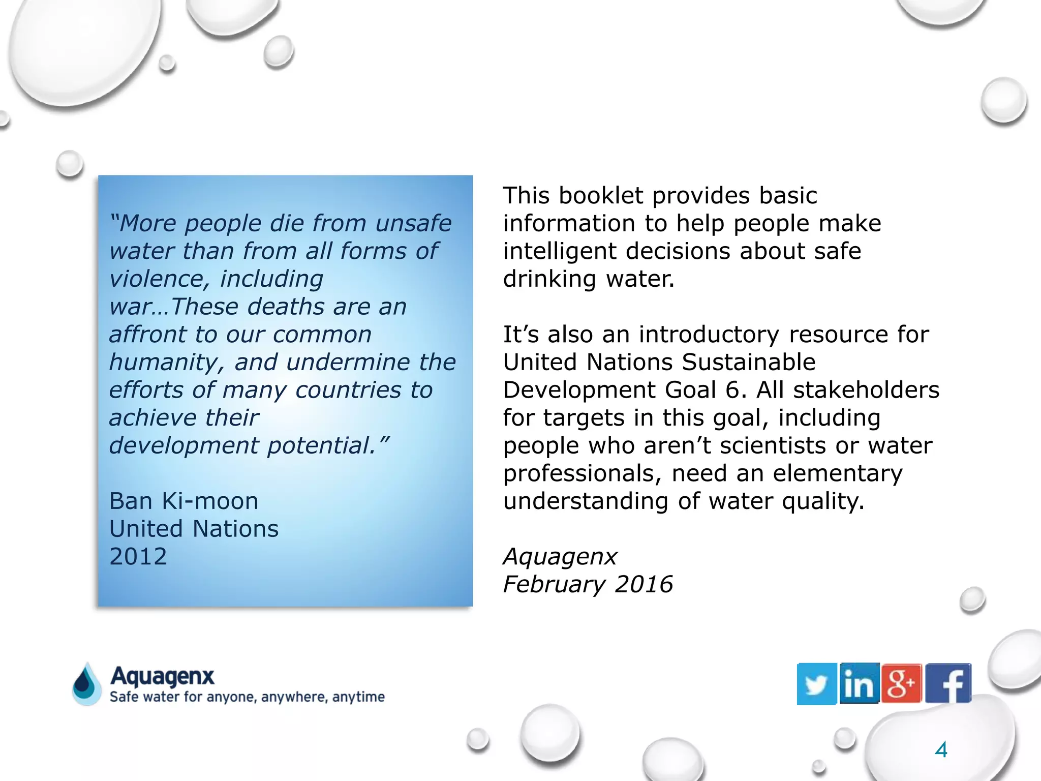 Introduction to Drinking Water Quality: A Layperson’s Guide to Water ...