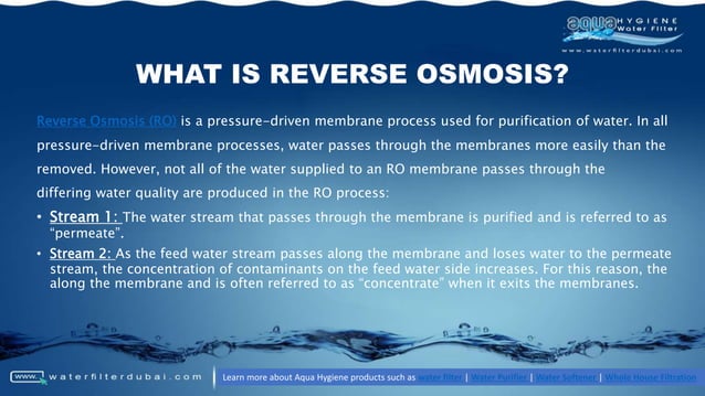 WHAT IS REVERSE OSMOSIS? | PPT