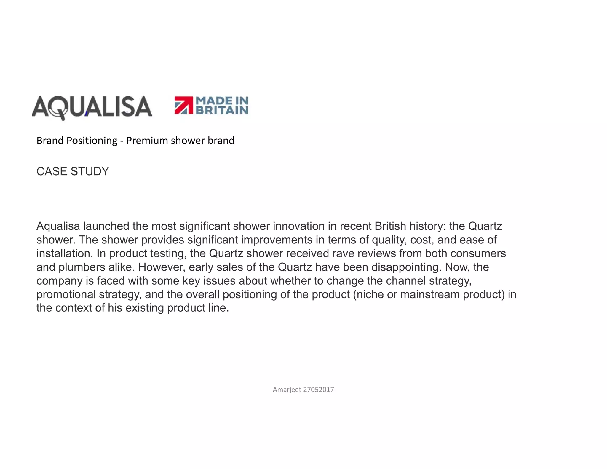 Aqualisa | PDF