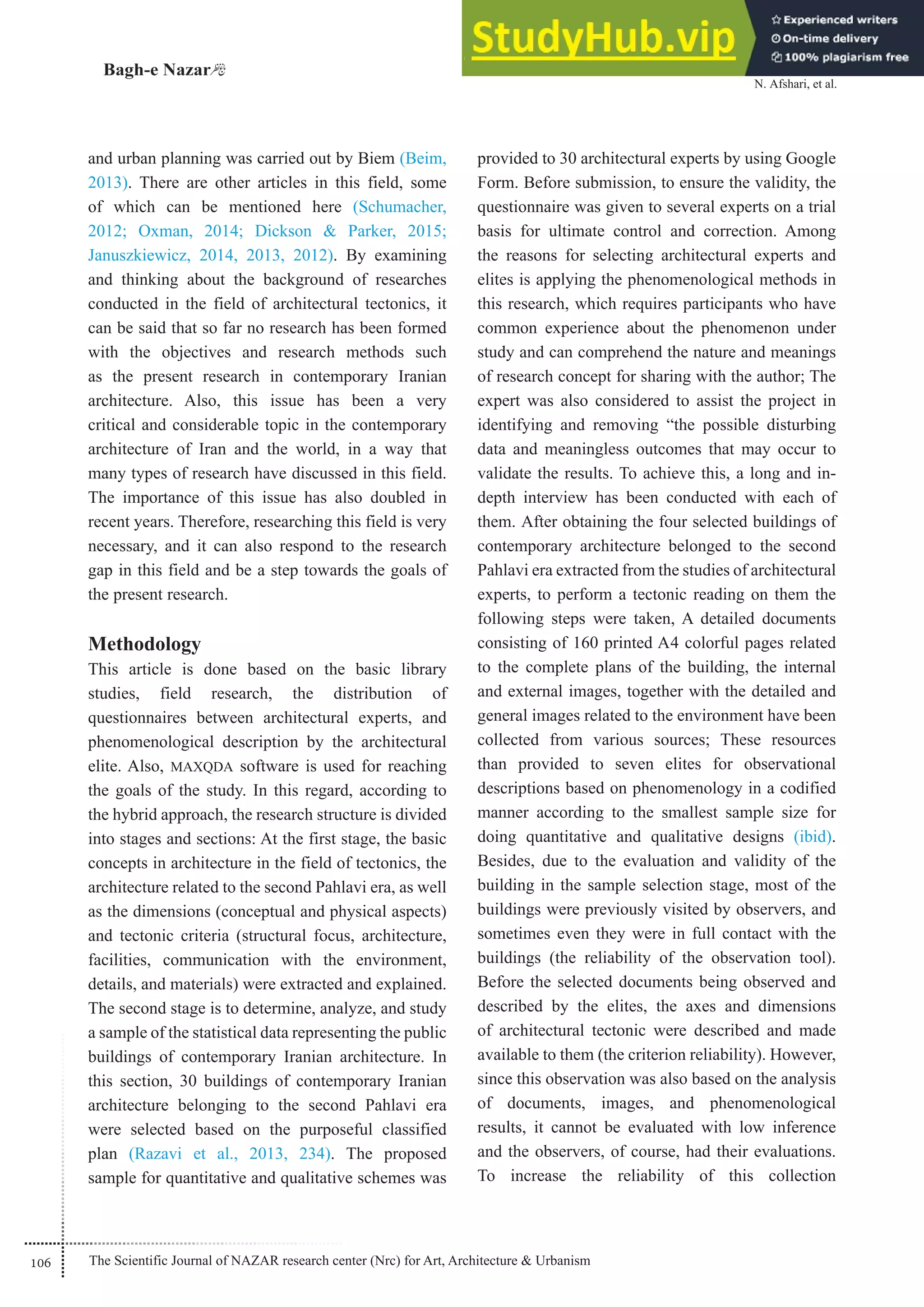 A Qualitative Analysis Of Public Buildings On Contemporary Iranian ...