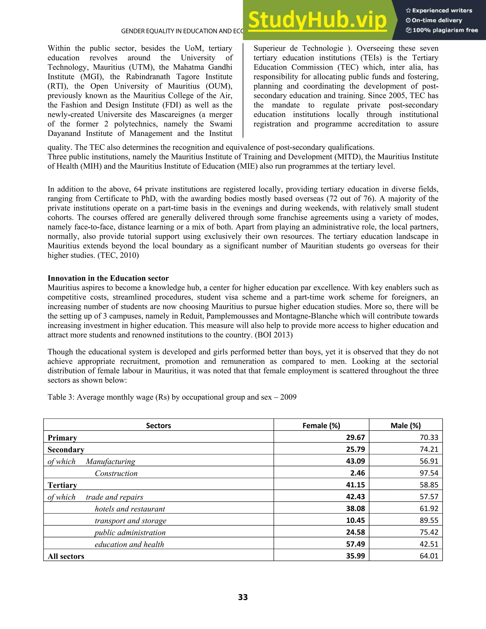 A Qualitative Analysis Of Teenage Pregnancy In Mauritius | PDF