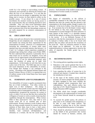 A Qualitative Analysis Of Teenage Pregnancy In Mauritius | PDF