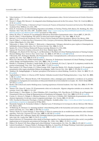 A Qualitative And Quantitative Study On Critical Thinking In Social Education Degree Students ...