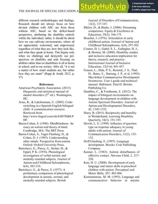A Qualitative Case Study On A Bilingual Child With Autism Spectrum ...