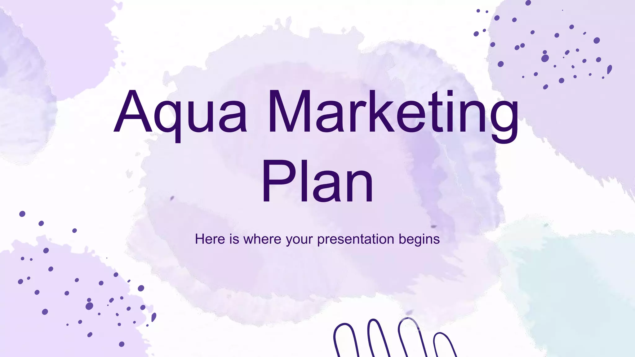 Aqua Marketing Plan Purple variant _ by Slidesgo.pptx